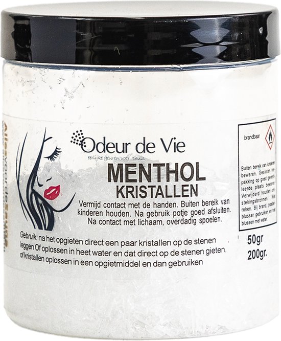 Menthol kristallen pot - 50 gram | bol