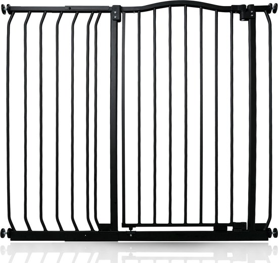 Bettacare Hondenhek met Gebogen Bovenkant, 107-116cm, Zwart, 100cm H | bol