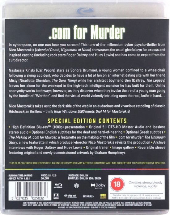 .com for Murder [Blu-Ray] (Blu-ray), Nastassja Kinski | Dvd's | bol