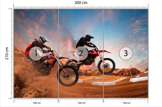 Fotobehang Motorrace | bol