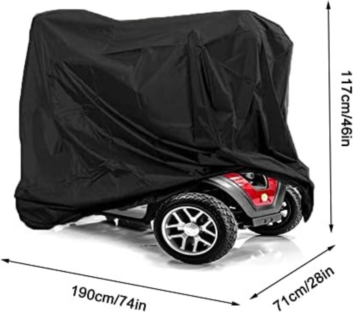 Gratyfied - Scootmobiel hoes - Scootmobiel beschermhoes - Scootmobiel ...