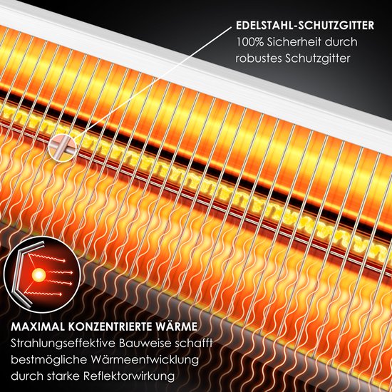 KESSER® Infrarood Straler Standkachel Incl. Beschermhoes Straler Terras ...