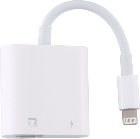 Ethernet Adapter geschikt voor iPhone en iPad - Internet - 8-pin ...