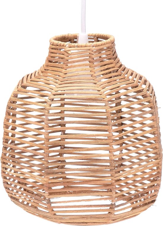 Boho lampenkap van rotan mand lampenkap voor hanglamp met E27 ...