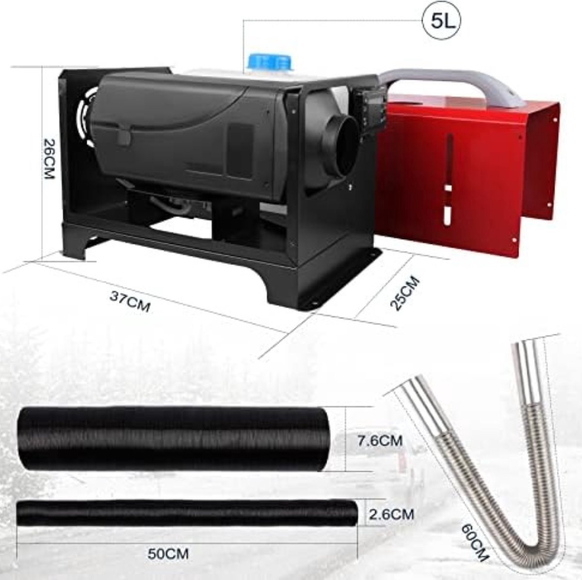 Standkachel 12 Volt Diesel - Autokachel - Kachel Diesel- Standkachel ...