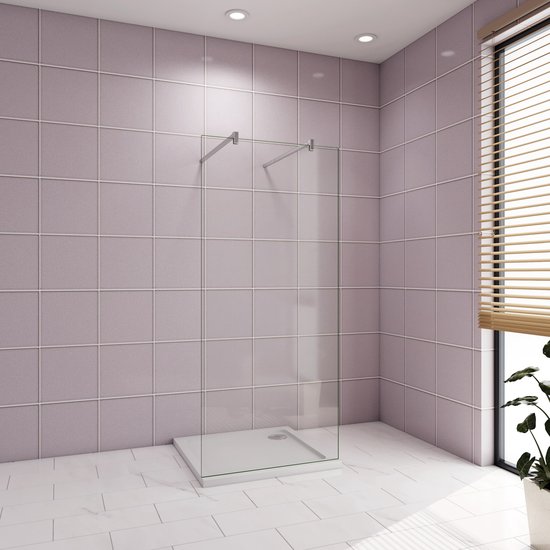 Inloopdouche 82,7x200cm,8mm NANO EasyClean veiligheidsglas matglas,F ...