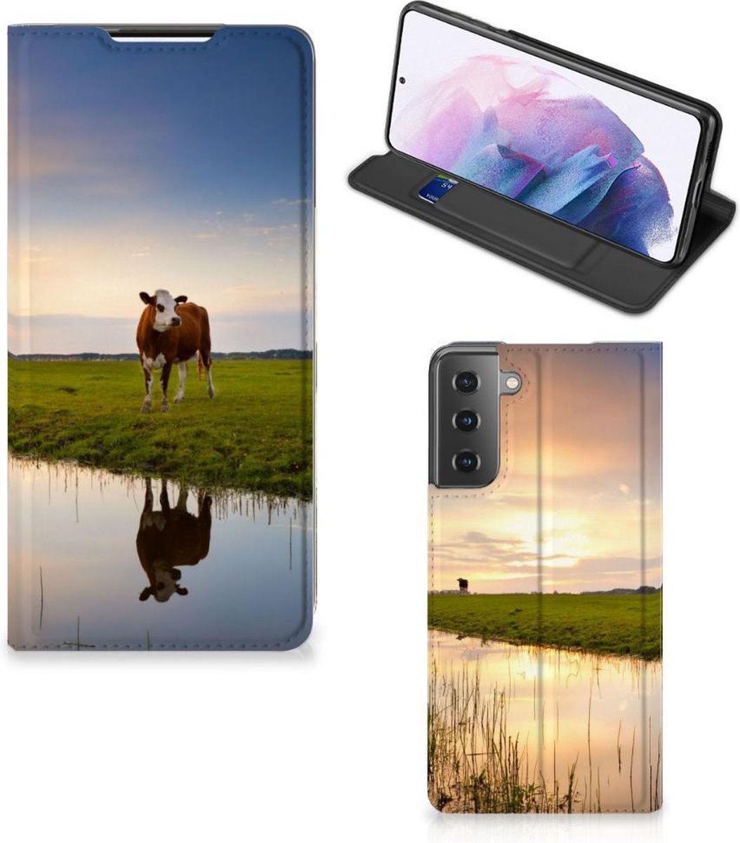 Flip Case Samsung Galaxy S21 Plus Smartphone Hoesje Koe | bol.com