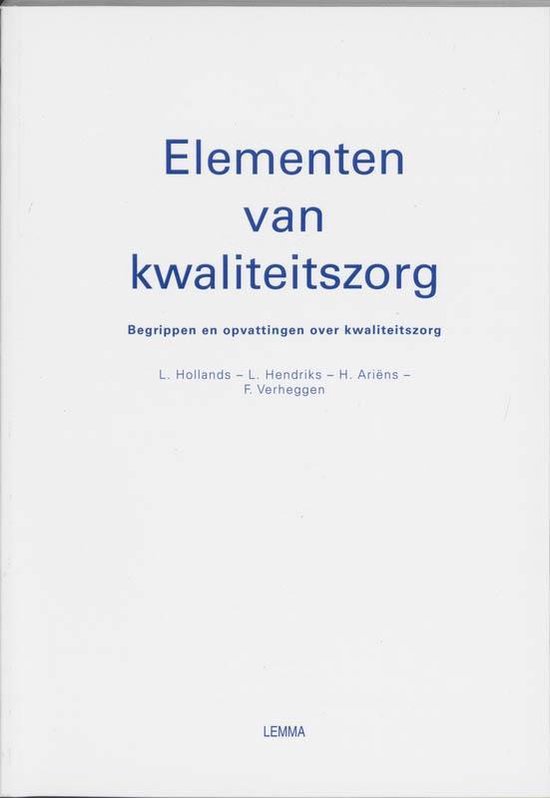 Elementen van kwaliteitszorg | 9789059313378 | L. Hendriks | Boeken | bol