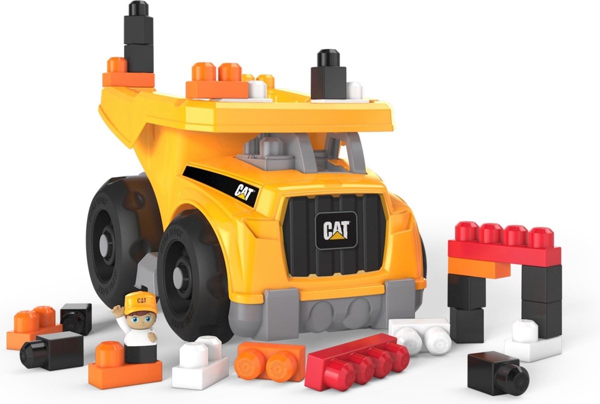 Mega Bloks CAT Large Vehicle Dump Truck | bol.com