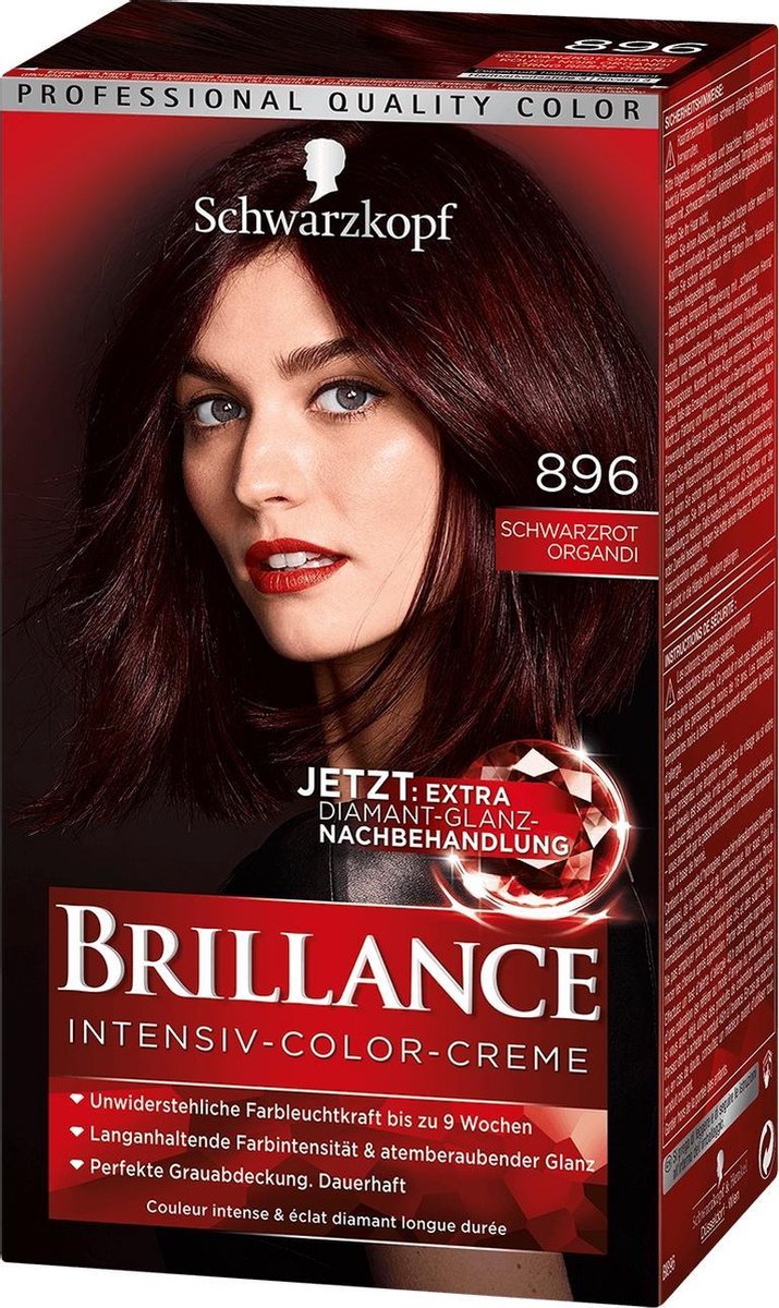 Schwarzkopf Brillance Intensive Color Creme haarkleuring Rood | bol.com