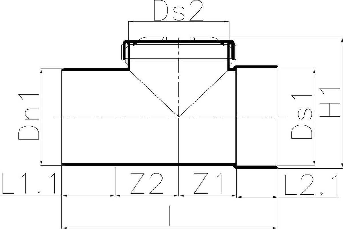 PVC Ontstoppingsstuk + schroefdeksel 125mm mof / spie | bol.com
