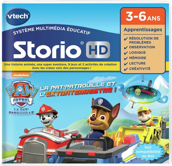 Vtech Storio Game: Paw Patrol - De Pups Redden Een Ruimteschip (fr ...