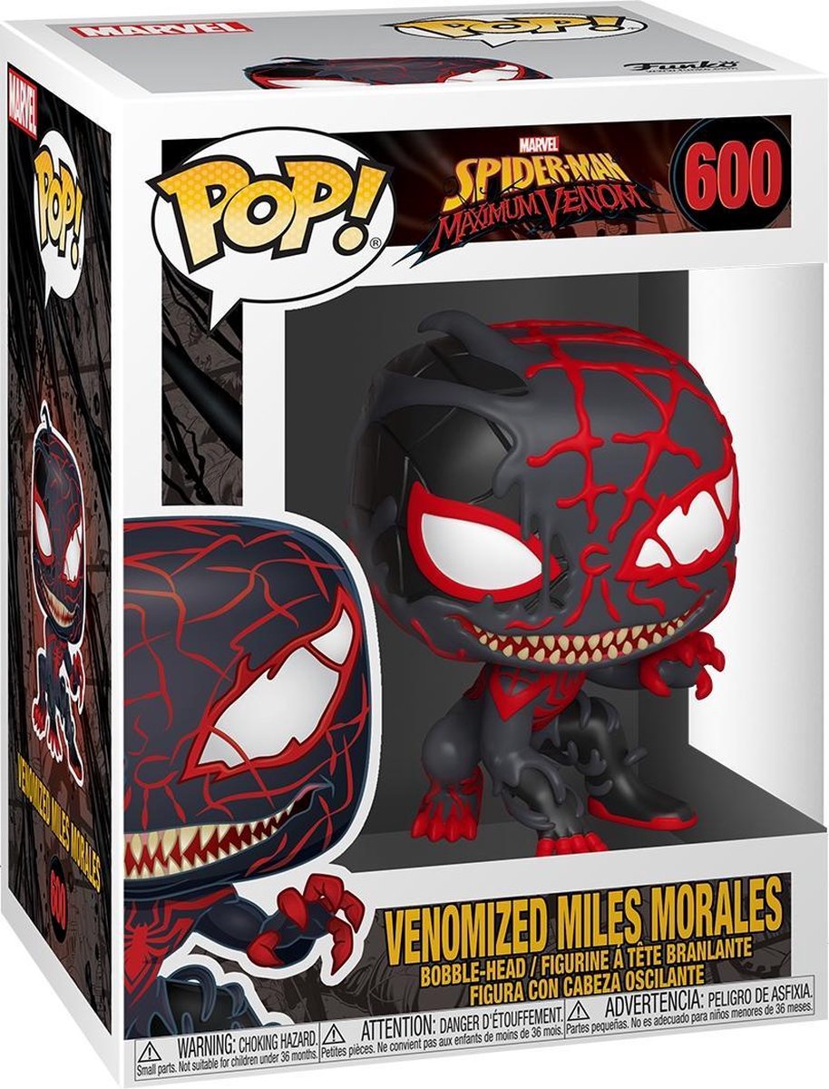 Pop! Marvel: Spider-Man Maximum Venom - Venomized Miles Morales FUNKO ...