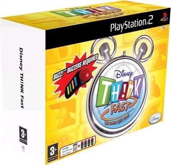 Disney Think Fast + Buzzers PS2 | Games | bol