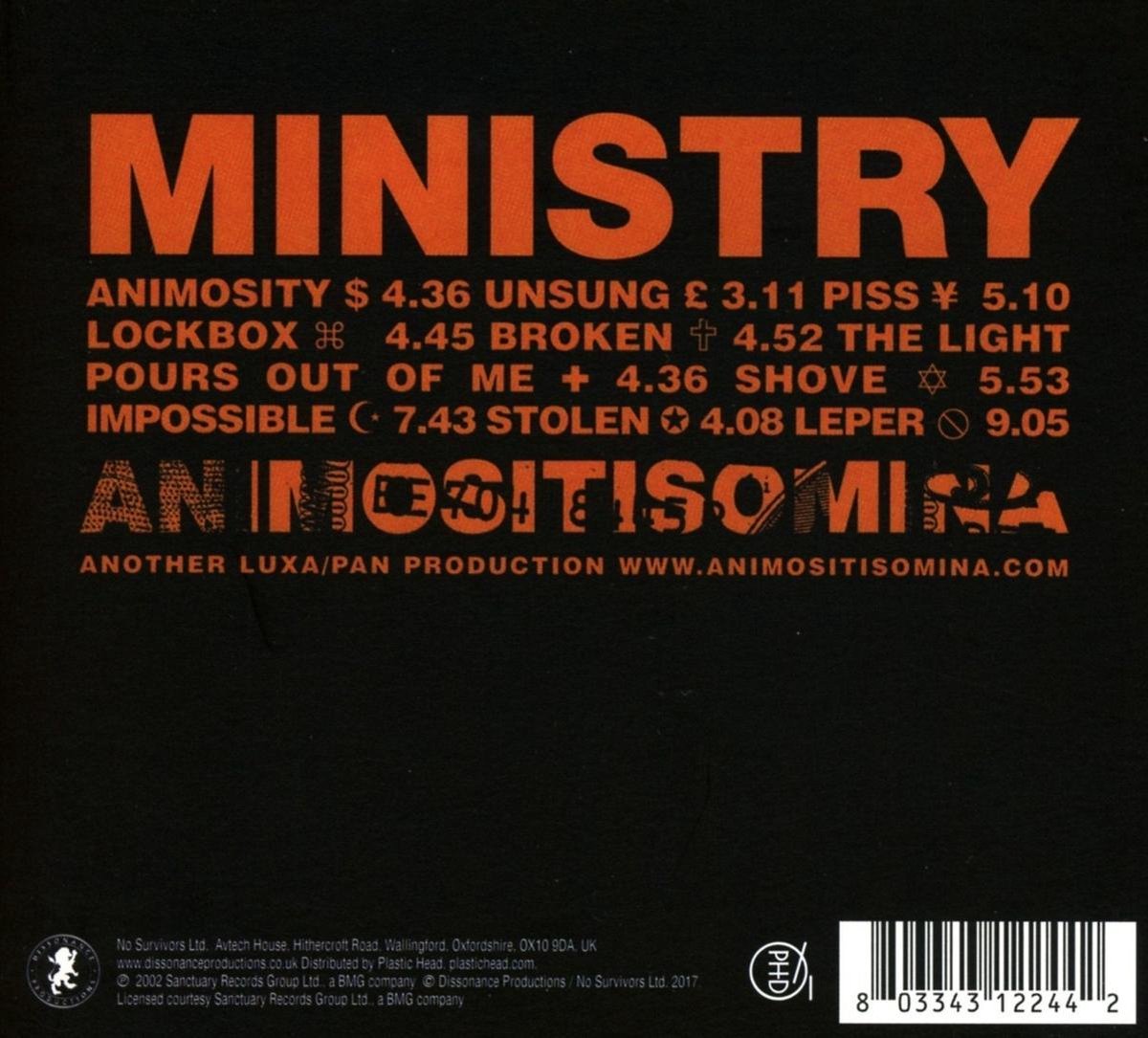 Animositisomnia, Ministry | CD (album) | Muziek | bol.com