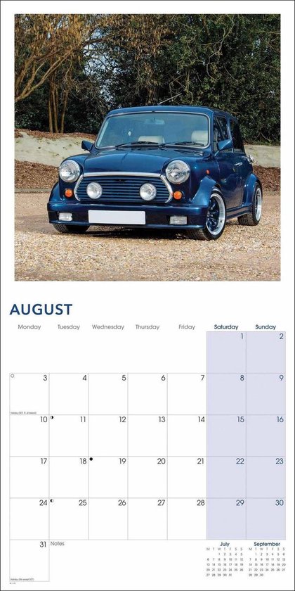 Mini Auto Kalender 2020 | bol