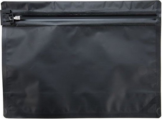 Plastic Zakken Mat Zwart 30,5x10,2x22,9cm met Kindveilige Sluiting (10 ...
