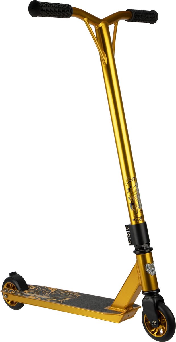Black Dragon Stuntstep - Liquid Gold - Goud/Zwart | bol.com