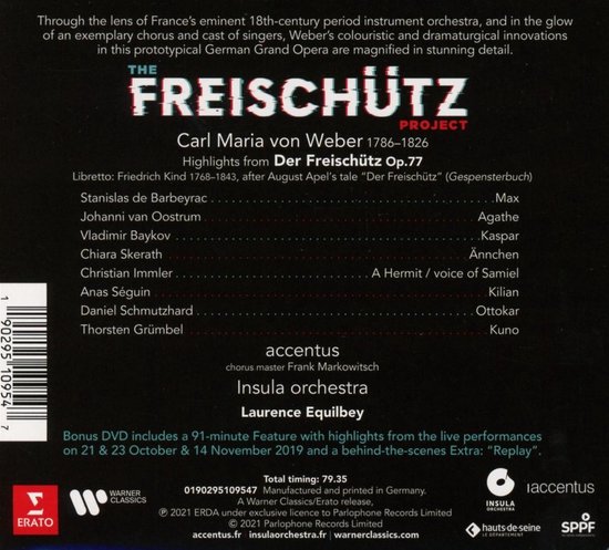 Weber: Der Freischutz (CD+DVD), Laurence Equilbey | Muziek | bol