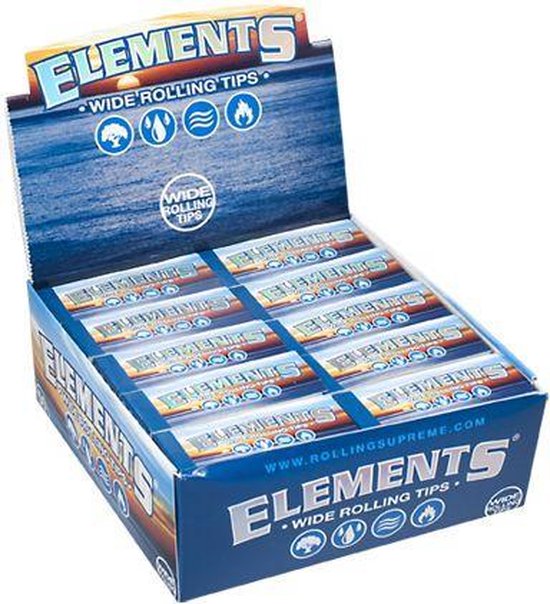 Elements tips wide, 50 tips/booklet, box/50 | bol