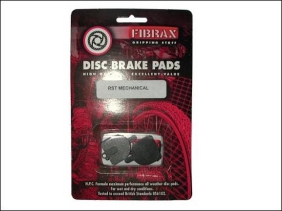 Fibrax Disc Brake Pads/Schijfremblokken - RST Mechanical - All-weather ...