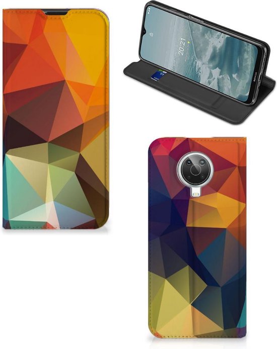 Smartphone Hoesje Nokia G10 | G20 Leuk Book Case Polygon Color | bol.com
