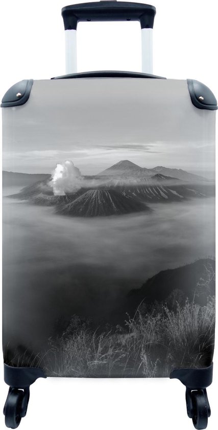 Valise - Brume matinale dans le paysage du Parc National Bromo Tengger ...