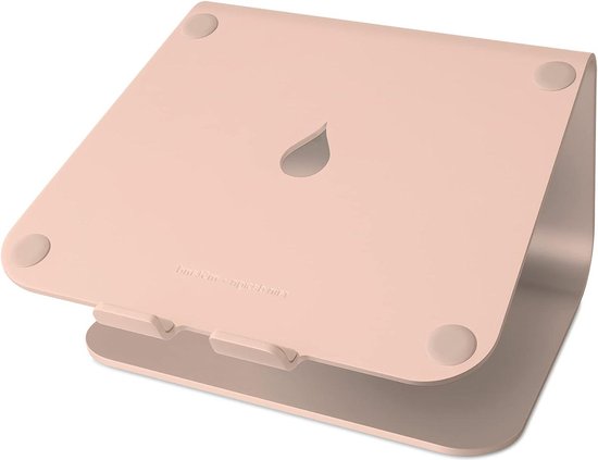 mStand Laptop Stand - Gold - Ergonomic Design - Adjustable Height | bol