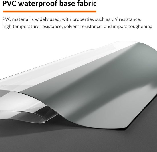 Transparant Waterdicht PVC Vinyl Gordijn - Buiten - 06mm - Dekzeil ...