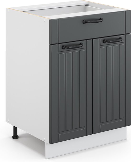 Vicco Fame-Line Badkamerkast – 60 x 82 cm met lade, zonder werkblad ...