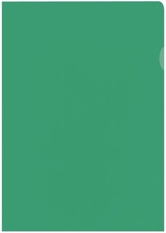 20x stuks documenten Insteekmapjes - groen - A4 formaat - 21 x 30 cm ...