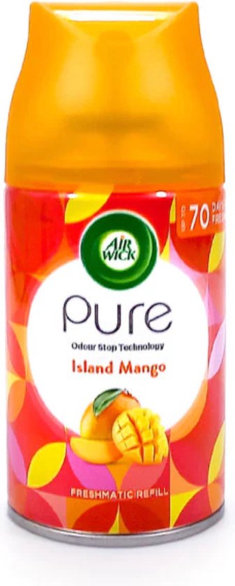 Air Wick - Luchtverfrisser - Navulling - Island Mango - 250ml | bol