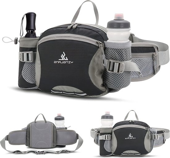 Lichtgewicht Hiking Heuptasje met Flessenhouder - Nylon Verstelbare ...