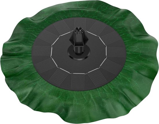 Fontein op zonne-energie - 14 W met 7 sproeiers voor vijver vogelbad ...