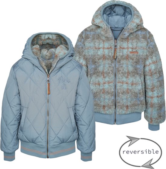 Meisjes winterjas reversibel met capuchon - Bomby - Heaven | bol