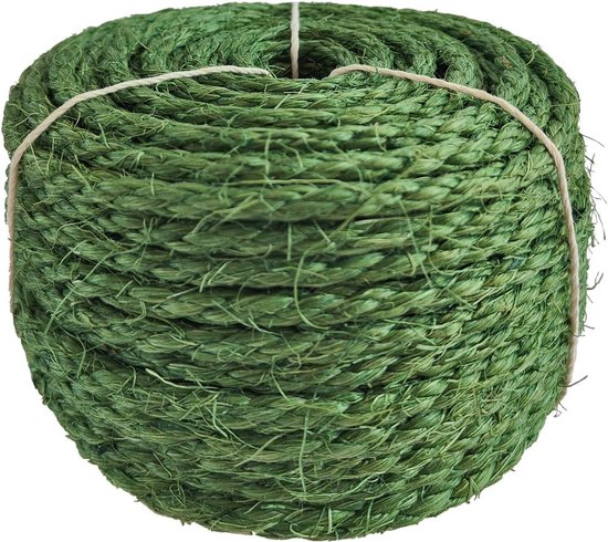 6mm Sisal Touw 50m - DIY Kattencactus Krabpaal en Kattenkrabber ...