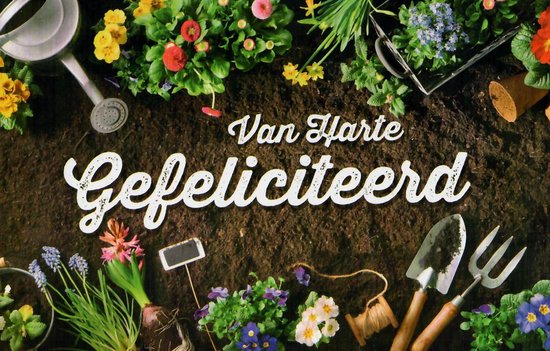 Wenskaarten | 10 stuks | Van harte gefeliciteerd | bol