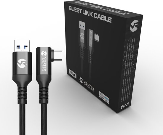 5m kabel van VortexVR USB-A naar USB-C voor Meta Quest Link | Quest 3 ...
