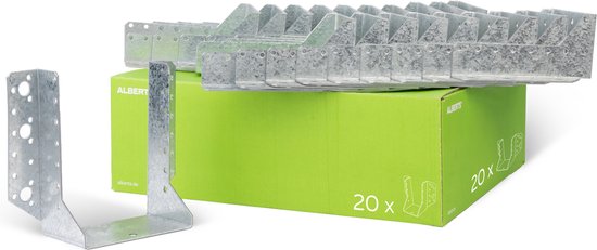 Alberts 20x balkschoen paalsteun paalanker balksteun 120 x 160 mm | bol