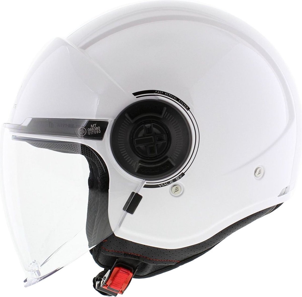 MT Jethelm Viale S helm glans wit L - Scooterhelm Brommerhelm | bol.com