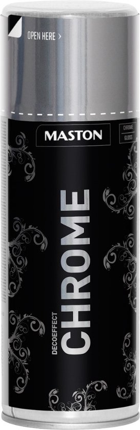 Maston Decoeffect Chrome - chroom - spuitverf - 400 ml - spuitbus verf ...