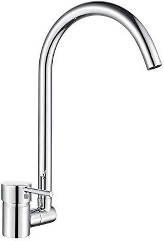 Foldable Kitchen Tap MonoMando Chrome Finish - Sink Faucet | bol