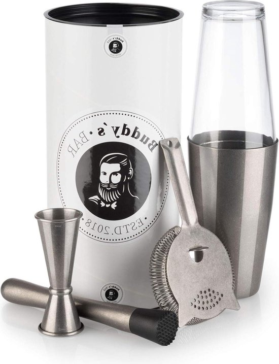 Cocktailset Boston Bar-Set 700 ml Cocktail-Shaker Bar maat Stamper Bar ...
