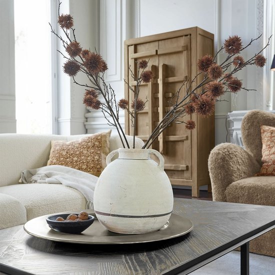 LOBERON Vaas Seraphique antiekcrème/zwart | bol