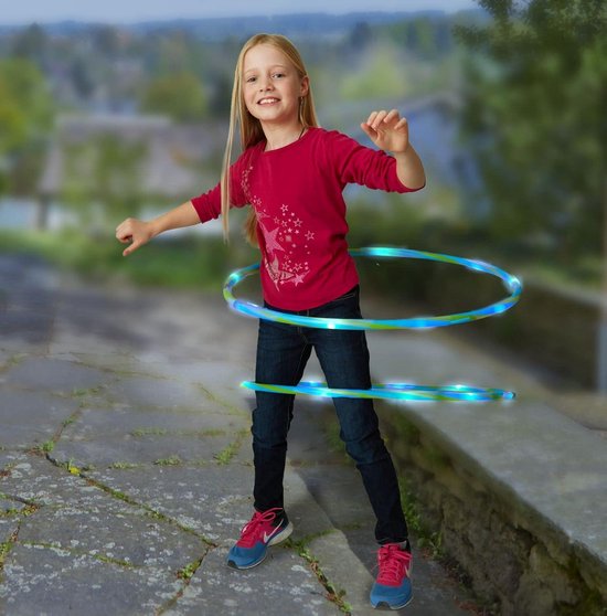 LED Hoelahoep met lichtjes - Ø 72 cm - Voor sport en fitness - Groen ...