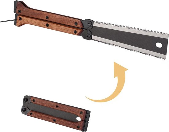 Handzaag met 140mm opvouwbare trekzaag - 13/14 TPI SK5 Blade - Japans ...