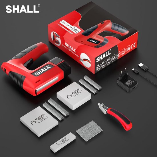 3-in-1 Draadloze Nietmachine - Roze Elektrisch Nietpistool Met 2500 ...