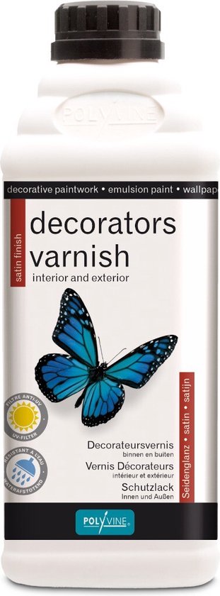 Polyvine Decoratieve vernis zijdeglans 1L | bol