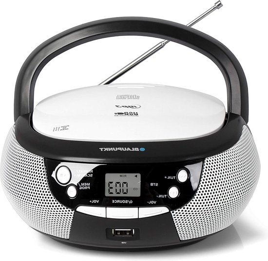 PLL Boombox CD-Speler voor Kinderen met FM-PLL Radio en USB-Aansluiting ...