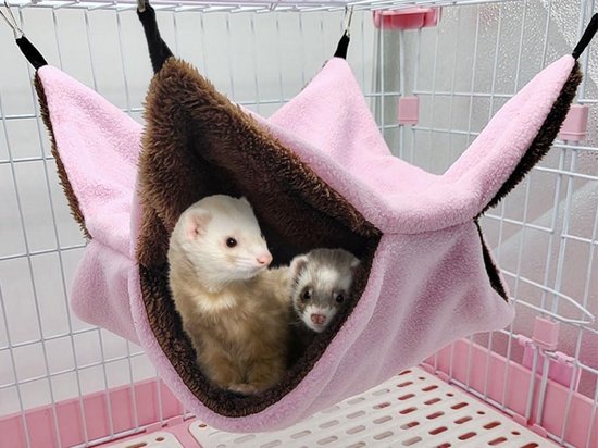 Kleine huisdierenkooi hangmat - 3 stuks hamsters cavia's ratten - zacht ...